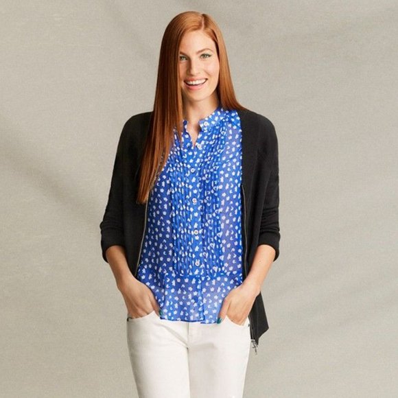 CAbi | Tops | Cabi 553 Electric Blouse Size Xsmall Euc | Poshmark